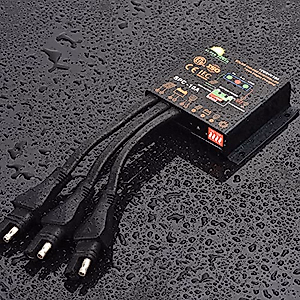 Waterproof 10A Solar Charge Controller - Intelligent12V/24V Solar Panel Battery Regulator
