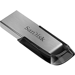 SanDisk 128GB Ultra Flair USB 3.0 Flash Drive - SDCZ73-128G-G46, black