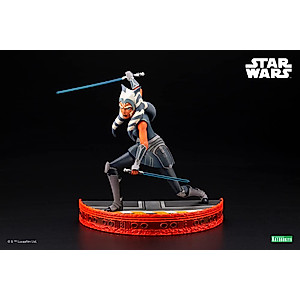 Kotobukiya Star Wars: The Clone Wars: Ahsoka Tano ARTFX Statue, Multicolor