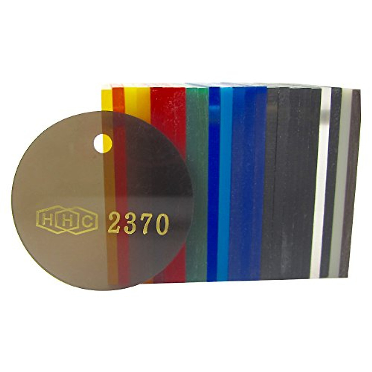 Falken Design falkenacrylic_2370_118_6x6 Acrylic Sheet, Plastic/Plexiglas/Lucite, 6" x 6-1/8", Brown