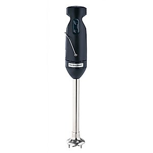 Hamilton Beach Commercial HMI200 Immersion Blender Mixer, 175W, 2 Speeds, Detachable 9" Chopping/Mixing Shaft, 17.74" H, 3.15" W, 2.57" L, Black,Medium