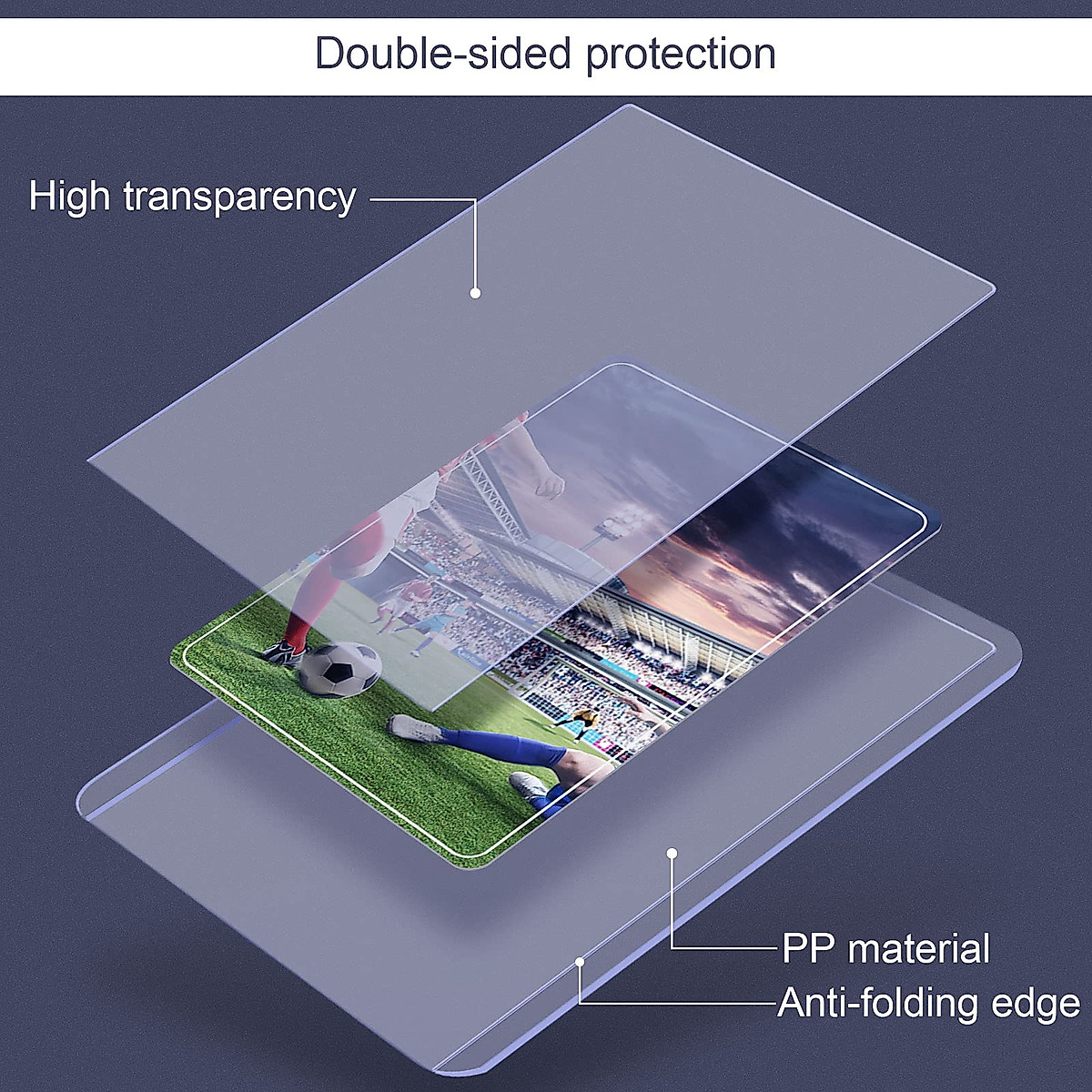 30ct Top Loaders Trading Card Sleeves, Clear Premium Top Loaders Card Protector Penny Card Sleeves for MTG, Yugioh, Baseball, Sport Cards, Graded Card Submission