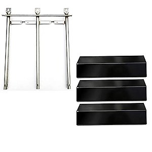 Direct Store Parts Kit DG199 Replacement for Sonoma CGR27, CGR27LP, CGR30, CGR30LP Gas Grill Burners & Heat Plate (SS Burner + Porcelain Steel Heat Plate)
