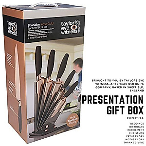 Taylor's Eye Witness Fan Shaped Block, One, Rose Gold