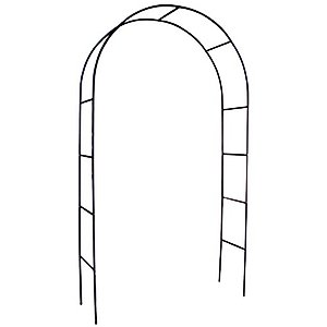 1. GO Steel Garden Arch, 7'8" High x 4'5" Wide, Garden Arbor for Various Climbing Plant, Outdoor Garden Lawn Backyard