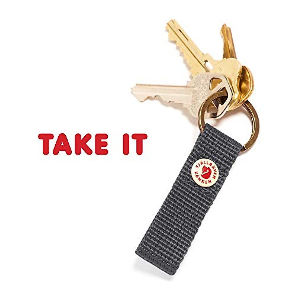 Fjallraven, Kanken Key Ring for Everyday Carry, Super Grey