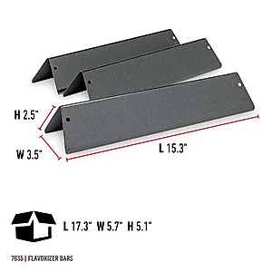 Weber Replacement Flavorizer Bars, 15.3", for Spirit 200 series (front-mounted control panel)