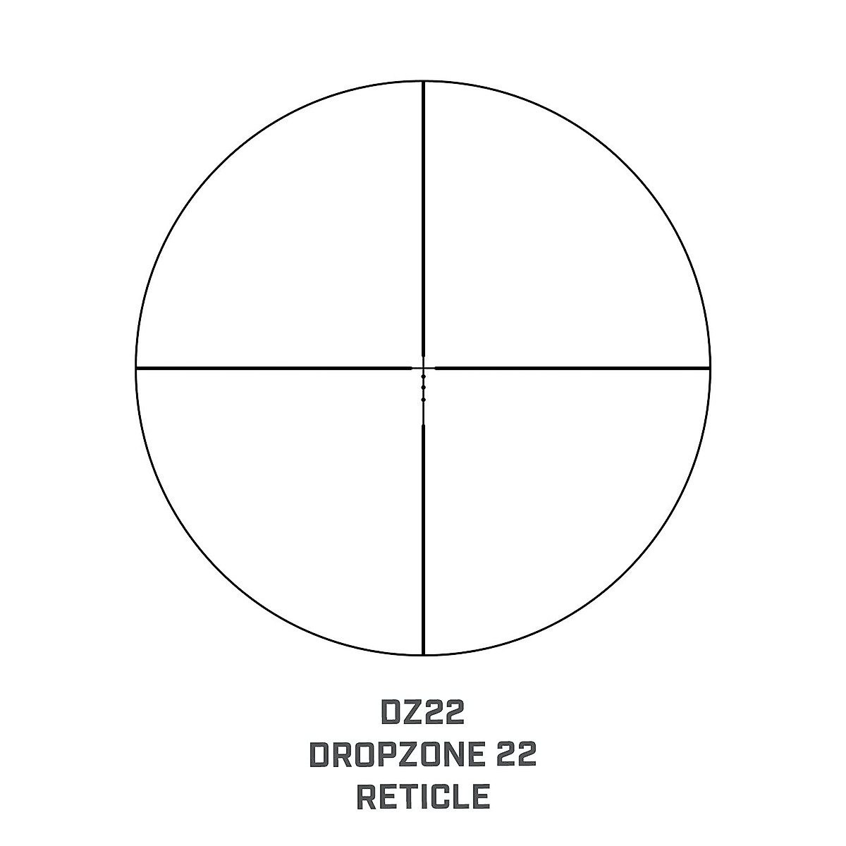 Bushnell Rimfire 3-9x40 Riflescope with DZ22 Reticle in Black - RR3940BS4
