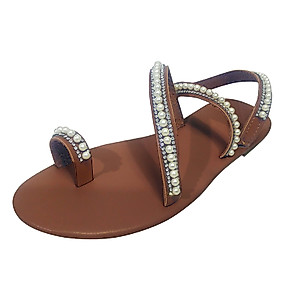 ZHOUXINGB Sandals for Women Dressy Summer, Womens Dress Sandals Dance Sandals Latin Sneakers Open Toe Shoes Heels Low Booties Low Wedge Women Summer Shoes