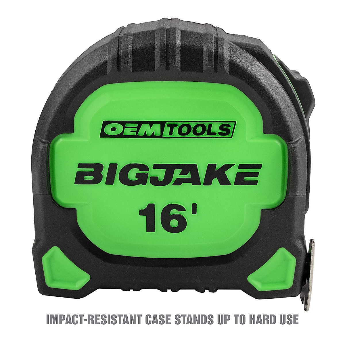OEMTOOLS 25698 Big Jake 16’ Tape Measure, Electrician Tape Measure, Table Saw Tape Measure, Tape Measure with Magnetic Tip