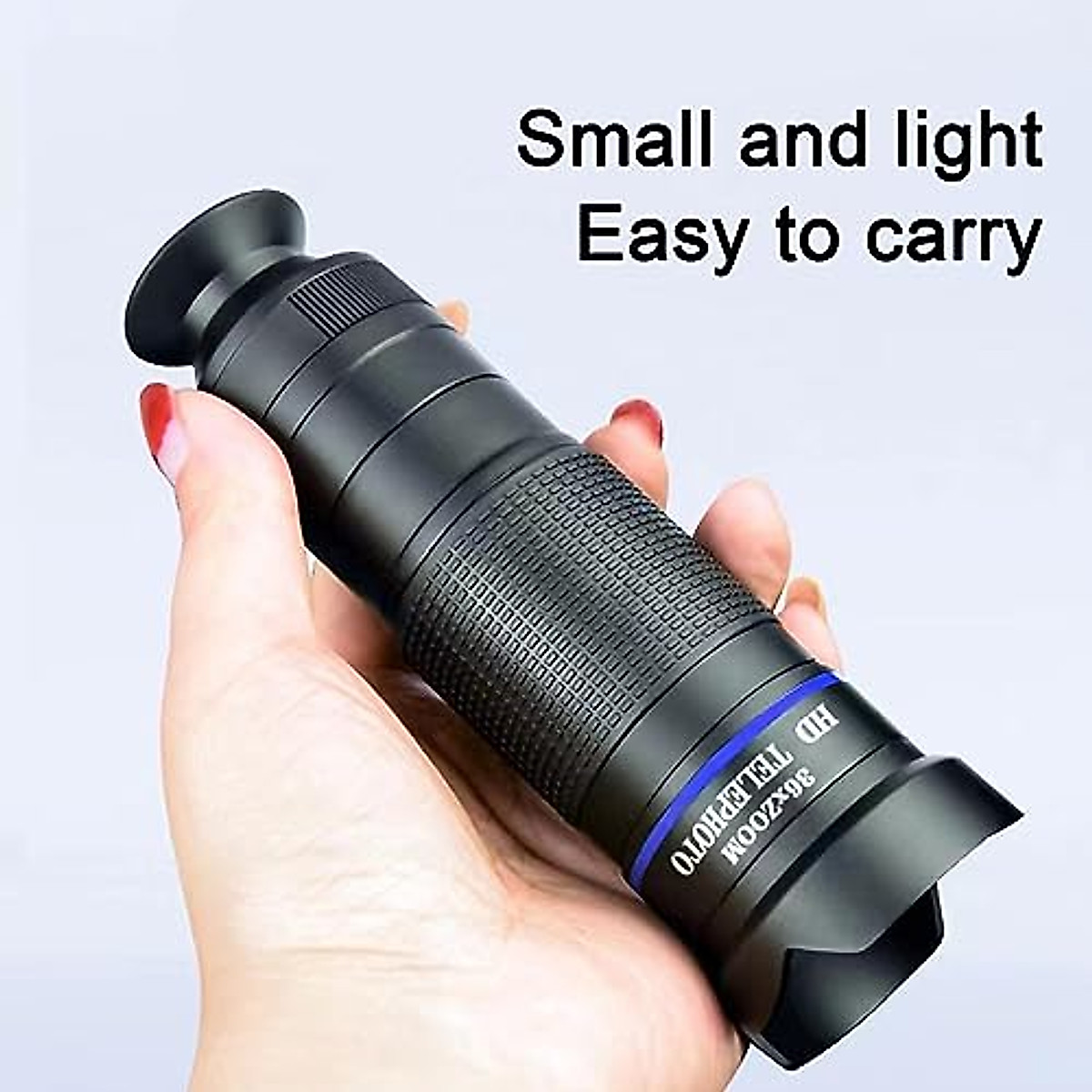 36x Cell Phone Zoom Lens Kit 4 in 1 with Phone Clip High-Definition Universal Kit for Most of The Cell Phone Good Color Reproduction for A Variety of Phone