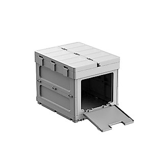 E-Z Foldable Storage Bins - Multifunctional Containers Collapsible Space Saving Expendable Camping Dining Table Lightweight