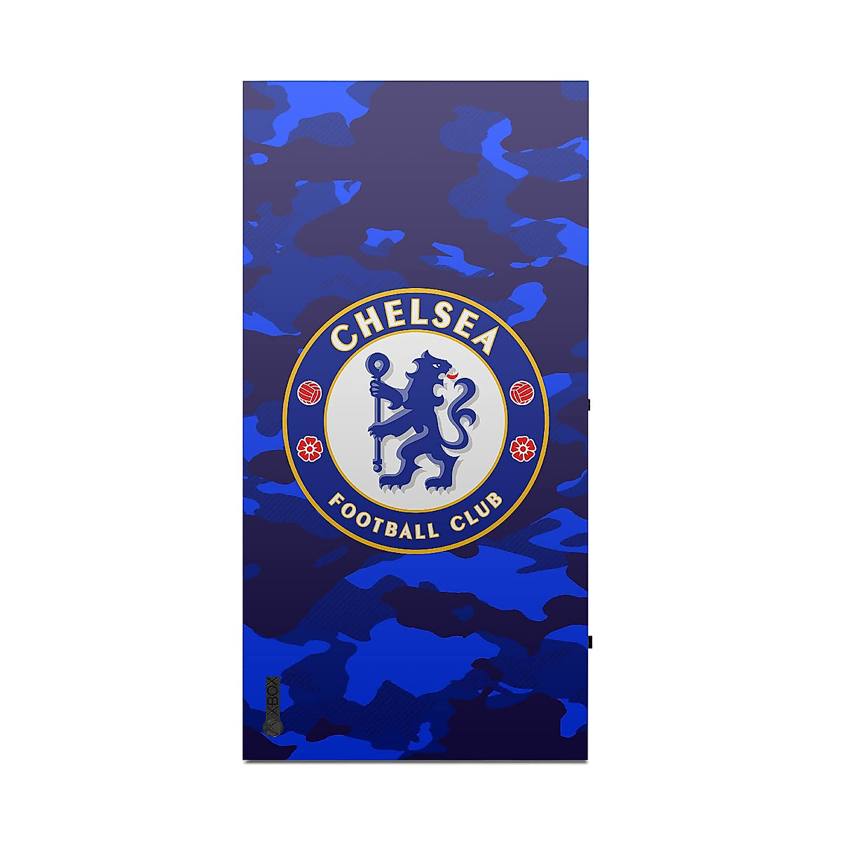 Head Case Designs Officially Licensed Chelsea Football Club Camouflage Mixed Logo Vinyl Sticker Gaming Skin Case Cover Compatible with Xbox Series X Console