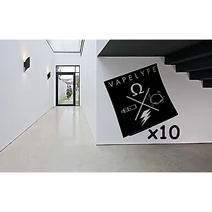 Wall Vinyl Sticker Decal Vaporizer Vape Pen Store Shop Smoke E Cigarettes Liquid Coil Indoor Outdoor Sign Logo SA721