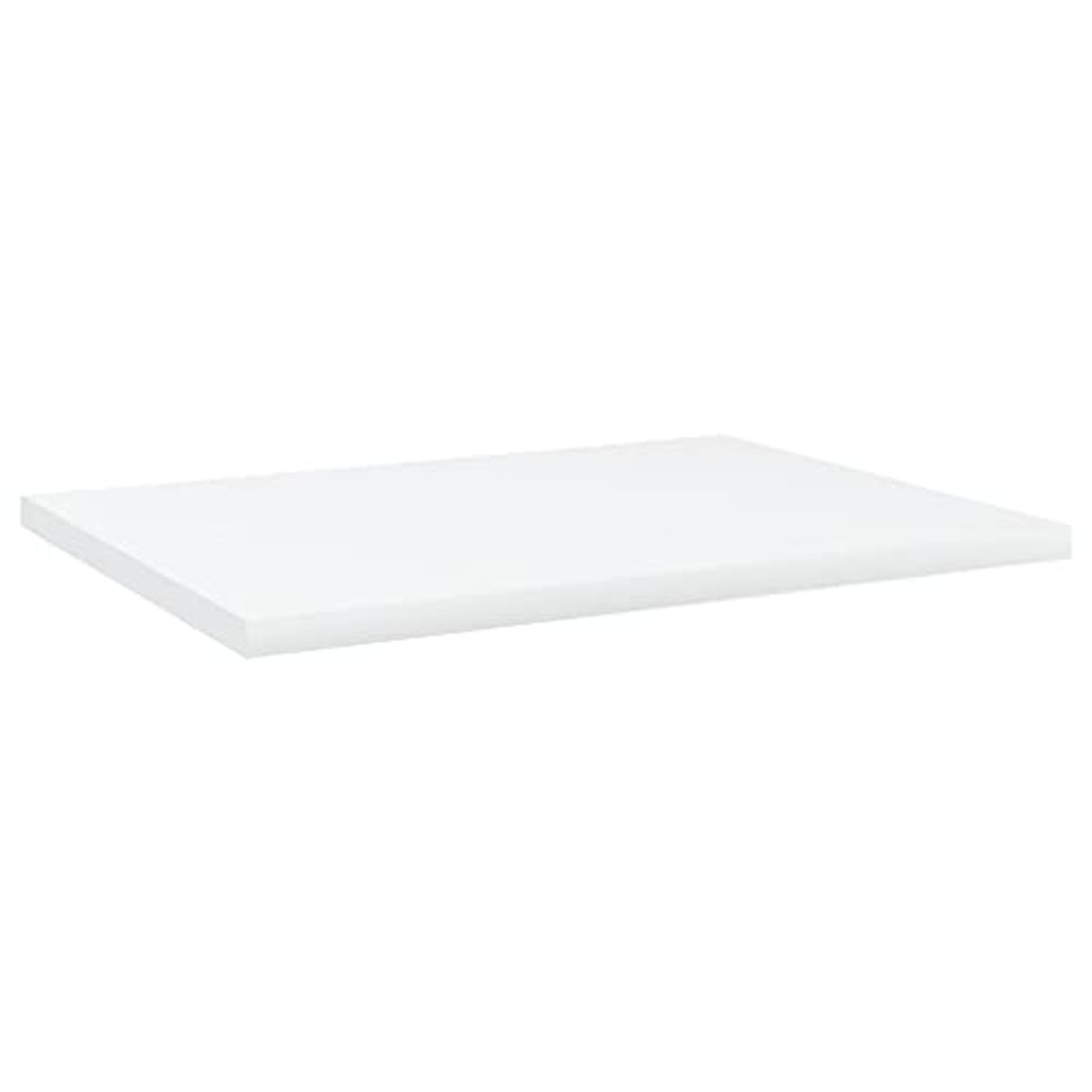 ZQQLVOO Bookshelf Boards 4 pcs,No Hardware for Installation,Floating Shelf Wall Mounted Replacement,Wall Shelf Display Wall Storage Shelf,Partition,Replace Plank,White 15.7"x11.8"x0.6" Chipboard