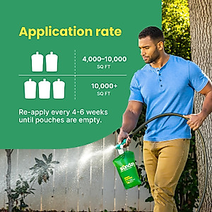 Sunday Green Machine Fertilizer, 42.3oz, 2 Pack - Lawn Fertilizer for Lush Growth - Includes Universal Sprayer Attachment - Covers Up to 10,000 Sq Ft - Easy Application in 15 Minutes or Less