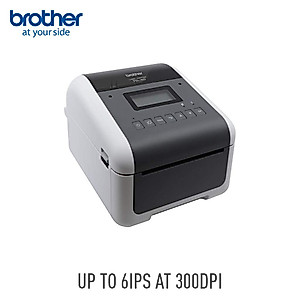 Brother TD-4550DNWB Desktop Direct Thermal Printer - Monochrome - Label Print - Ethernet - USB - Serial - Bluetooth
