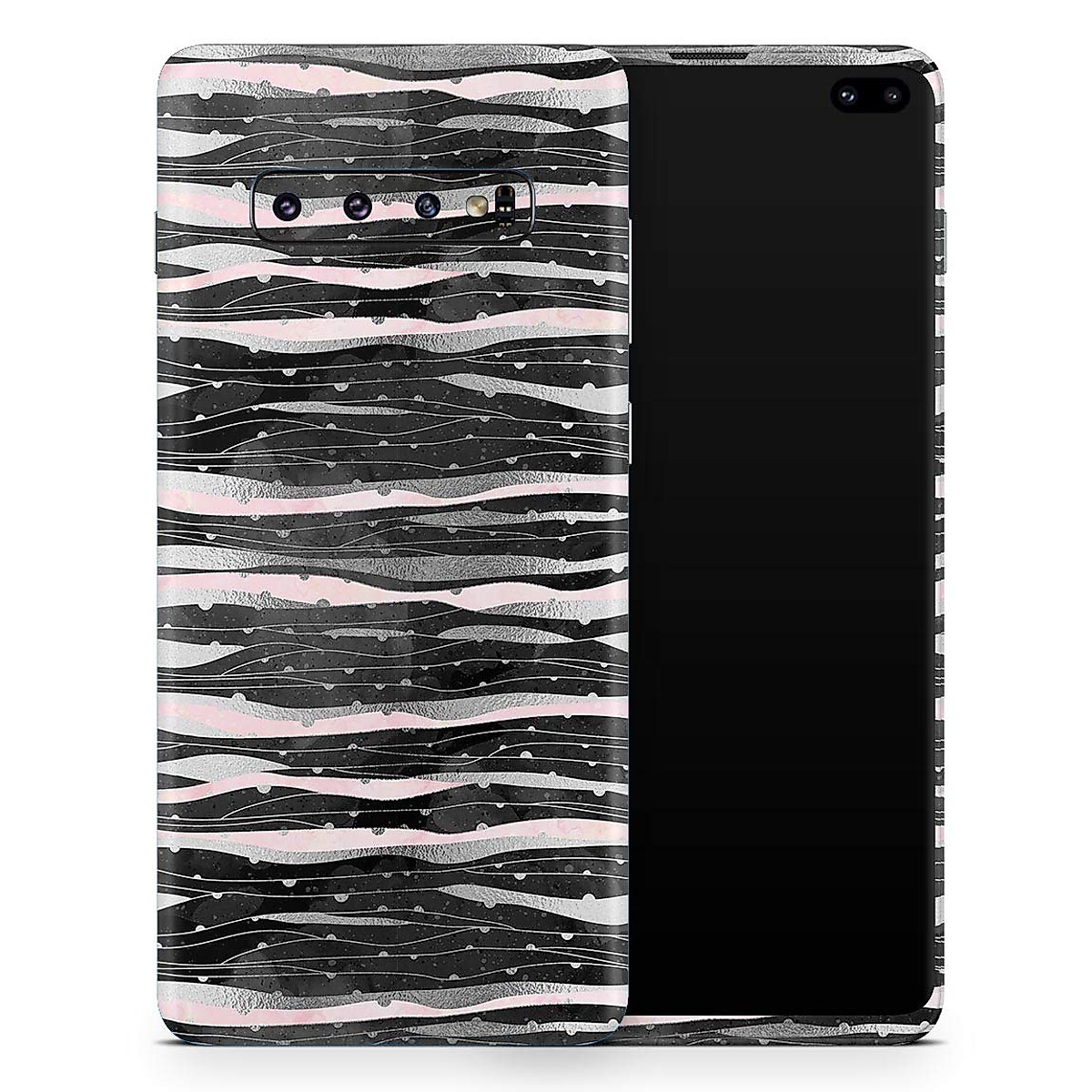 DesignSkinz Karamfila Silver & Pink Marble V5 Protective Vinyl Decal Wrap Skin Cover Compatible with The Samsung Galaxy S20 (Screen Trim & Back Glass Skin)