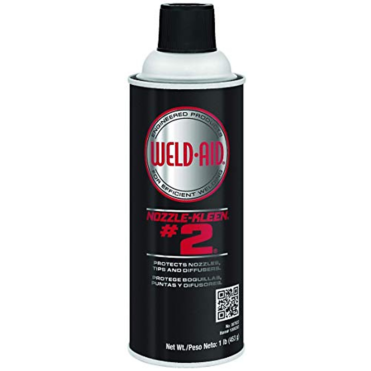 Weld Aid Nozzle-Kleen #2 007022 - 16 wt. oz., Non-Flammable, Paintable Anti-Spatter Aerosol Spray for MIG, TIG Tips, Weldments