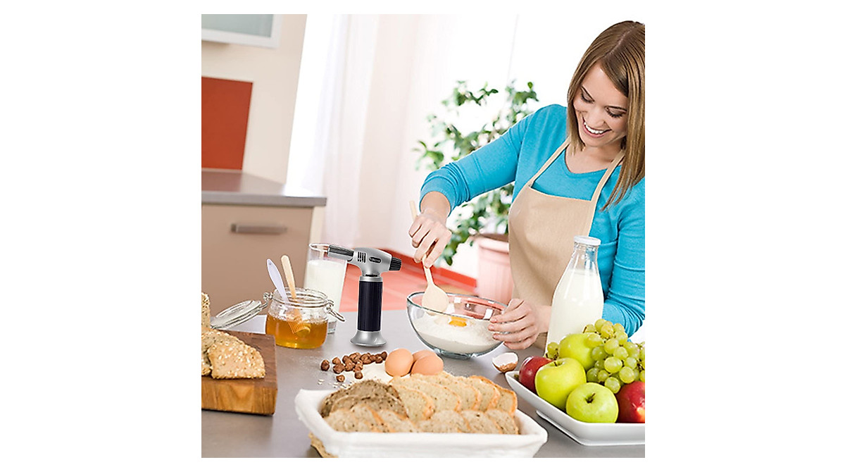 Tintec Culinary Blow Torch - Refillable & Adjustable Flame
