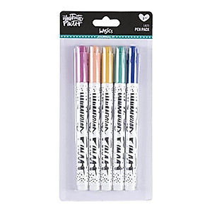 Dayspring BB1825 Bible Journaling - Illustrated Faith - Journal It Pen - 5 Pack, Multicolor