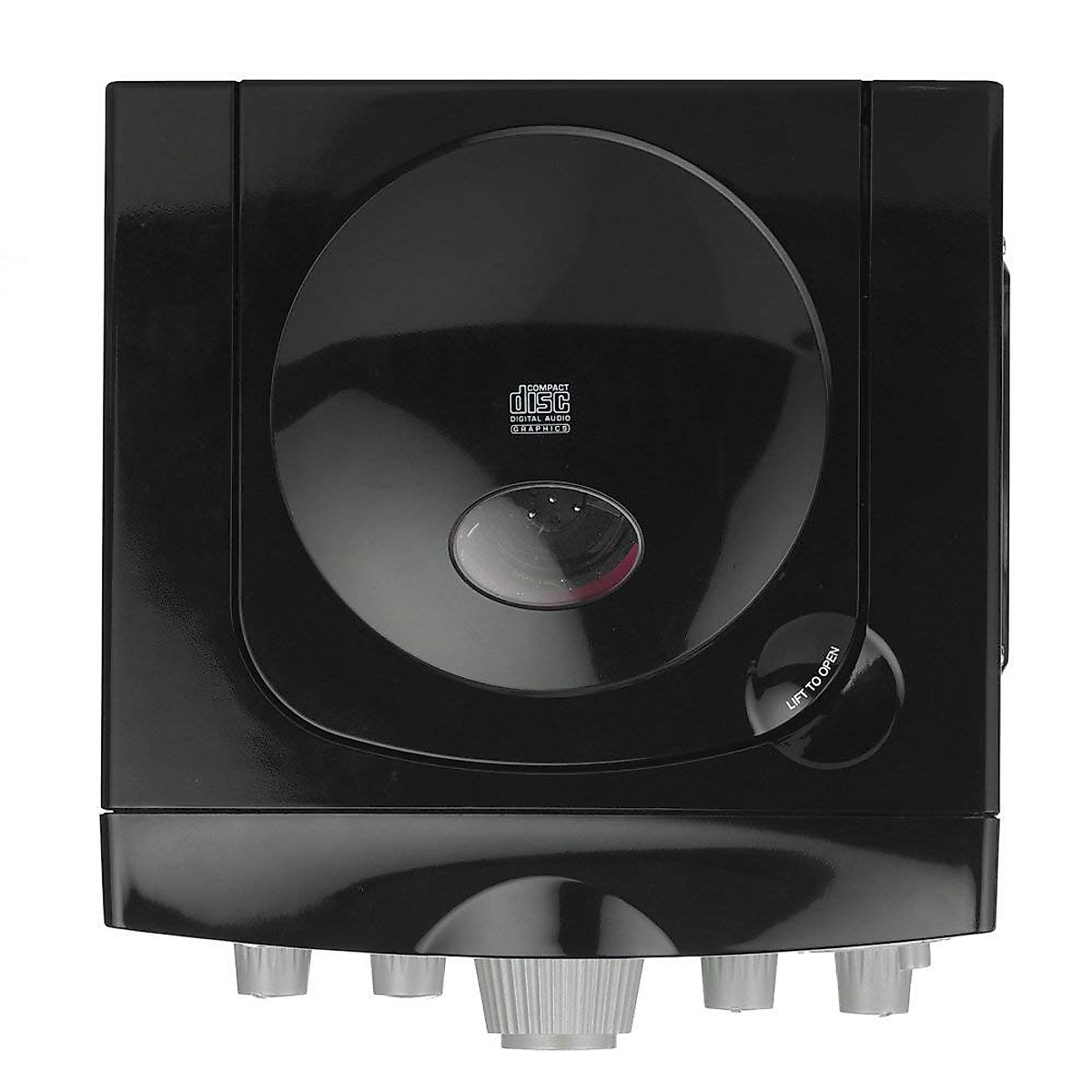 Singing Machine SML385BTBK Karaoke System with LED Disco Lights, CD+G, and Microphone, Black