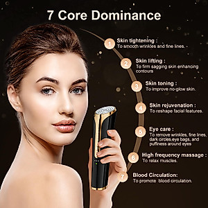 ANURAG 3 Barrel Curling Iron Wand-1 Inch Ceramic Tourmaline Triple Barrels,Temperature Adjustable 25mm Hair Crimper,Hair Waving Styling Tools,Gold one