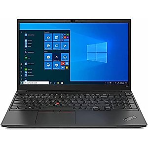 Lenovo ThinkPad E15 G2 15.6" Touchscreen Notebook, Intel Core i7-1165G7, 16GB RAM, 512GB SSD, Full HD 1920 x 1080, Intel Iris Xe Graphics, Windows 10 Pro, Glossy Black (20TDS06700)