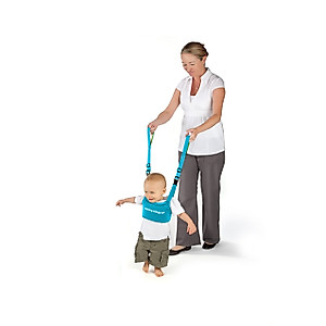 UpSpring Baby Walking Wings Learn to Walk Assistant, Blue, Handheld Baby Walker Harness for Babies and Toddlers