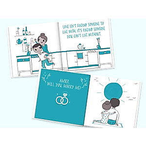 Personalized Book for Boyfriend, Girlfriend, Partner, Anniversary | Book of Us (Hardcover)