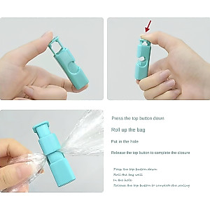 amusediy 2025 New Chip Clips, Bag Clips for Food Storage, Squeeze Clips for Chips, Reusable Grocery Bag Clips for Chips and Other Food Bags (20Pcs)