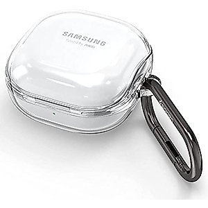 Spigen Ultra Hybrid Designed for Galaxy Buds2 Pro Case (2022) / Galaxy Buds 2 Case (2021) / Galaxy Buds Pro Case (2021) / Galaxy Buds Live Case (2020) - Crystal Clear