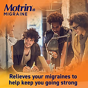 Motrin IB Migraine Liquid Gel Caps, Ibuprofen 200 mg, Migraine Relief Medicine, 80 Ct