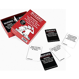 Buzzed Expansion Pack #1 - The Drinking Game That Will Get You & Your Friends Tipsy - Pool Party Games, Summer Party Games