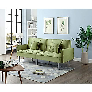 Legend Furniture, Sleeper, Sofa, Green