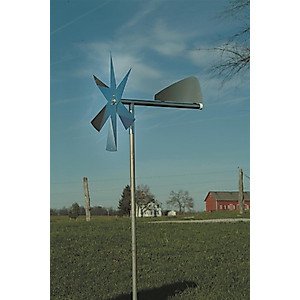 Lehman's Mole Chasing Humane Deterrent Windmill Covers 20,000 Feet Using Vibrations from Wind, Single