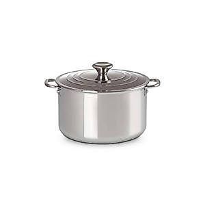 Le Creuset Tri-Ply Stainless Steel 7 Quart Stockpot, Medium