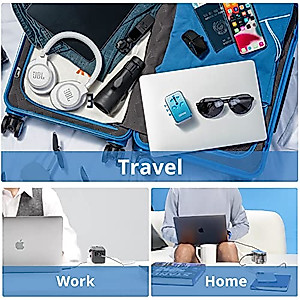 Zendure Universal Travel Adapter 65W PD Fast Charger 4 USB-C,1 USB-A, International Wall Charger AC Plug Adaptor All in One Worldwide Power Charger Compatible with Laptops iPad iPhone AirPods