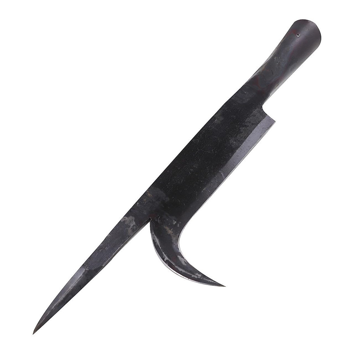 Medievaldepot 13th Century Guisarme Polearm Attachment - Hand-Forged High Carbon Steel, 17" Replica with Pre-Drilled Socket (Customizable)