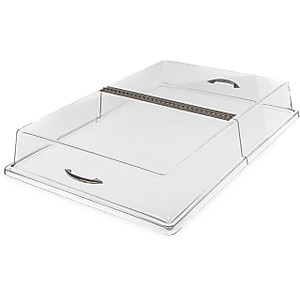 CFS SC2607 Acrylic Pastry Tray Hinged Cover, 26.19" Length x 18.20" Width x 4" Height, Clear