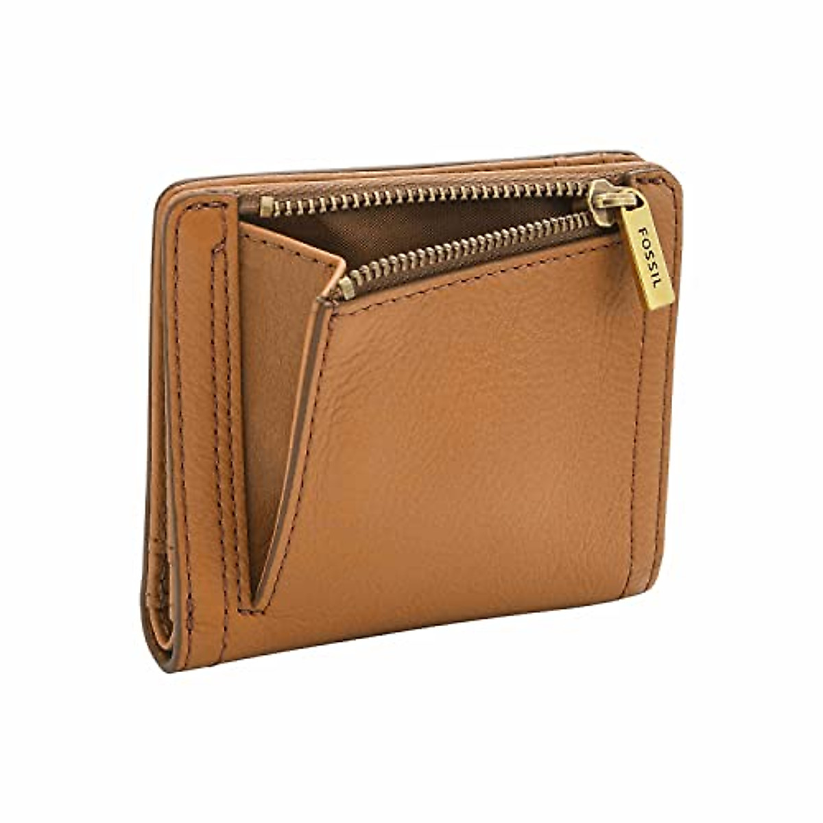 Fossil Women's Logan Leather RFID-Blocking Bifold Wallet