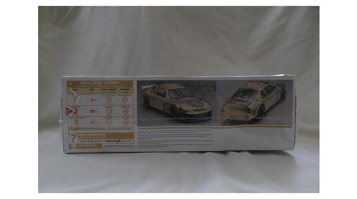Revell NASCAR 50th Anniversary Gold Chevy Model Kit – 1/24 Scale