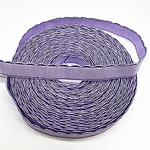 Crescent Elastic Lace Trim Fold Over Elastic Band for Sewing Lace Ribbon Waist Band Garment Accessory
