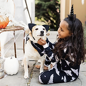 Burt's Bees Baby Baby Pets Family Jammies Matching Holiday Organic Cotton Pajamas, Halloween Bats, One Size