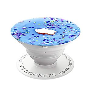 PopSockets: Collapsible Grip & Stand for Phones and Tablets - Blue Donut