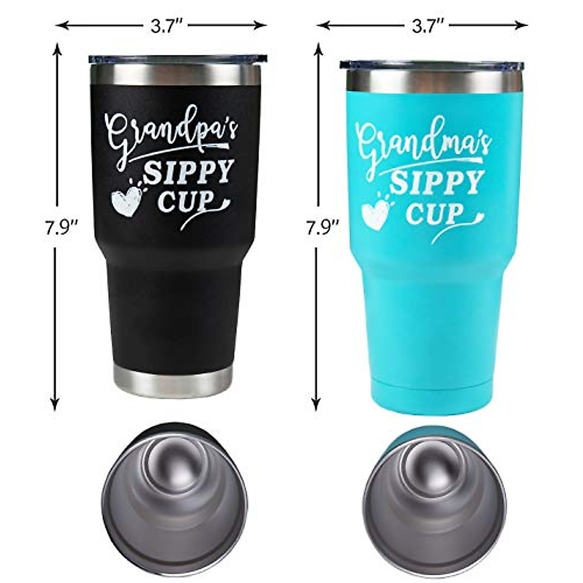 Grandma and Grandpa Mugs, Grandma Sippy Cup, Christmas Gifts, Grandpa Cups, Grandpa Sippy Cup Tumbler, Birthday Gifts for Grandparents, Grandparent Cups and Mugs, Grandma Gifts from Grandchildren