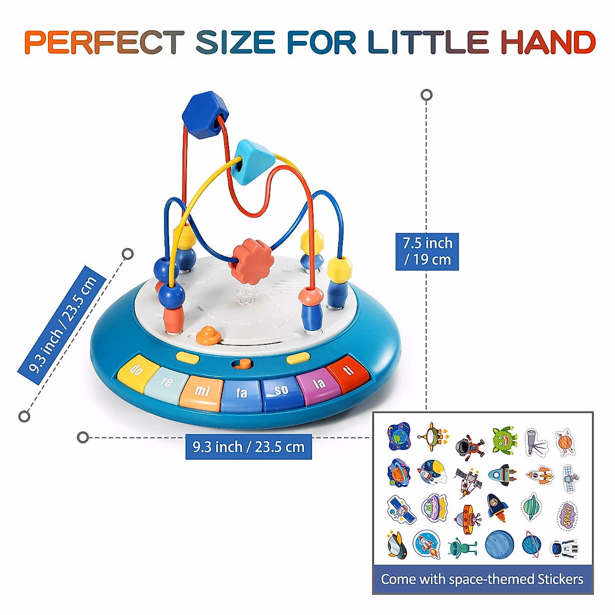 LTKFFFdp Baby Crawling Toys 6 to 12-18 Months Boy Girl Bump and Go Music Light Baby Einstein Toys for 1 Year Old, Developmental Infant Gross Motor Toys for Baby First Birthday Gift Sensory Toys