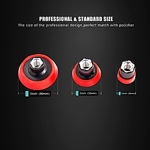 ZFE Car Foam Drill Polishing Pad Kit, 44Pcs 1inch 2inch 3inch Detail Polishing Buffing Pad Mix Size Car Detailing Kit with 5/8-11 Thread Backing pad & Adapters for Buffer Polisher Polishing, Buffing