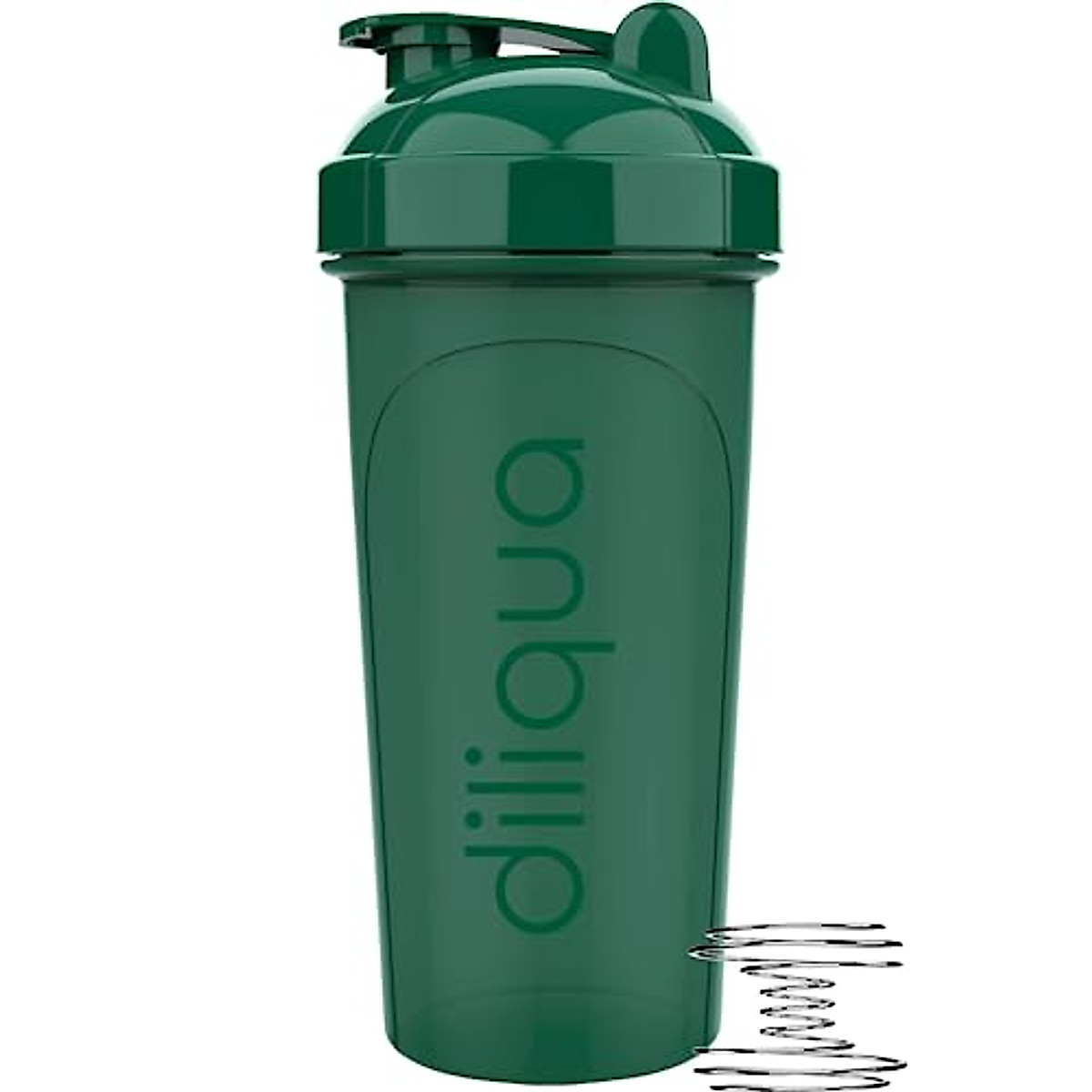 diliqua -4 PACK- 28 oz Shaker Bottles for Protein Mixes | BPA-Free & Dishwasher Safe | 4 large protein shaker bottle | Shaker Cups for protein shakes | Blender Shaker Bottle Pack