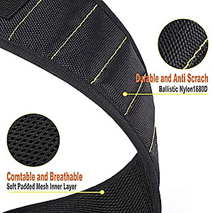 Magnetic Wristband with 20 Strong Magnets for Holding Screws Nails Drill Bits, Father's Day Gifts for Dad, Gadgets Tools, Gifts for Men,Husband, Boyfriend and DIY Handyman